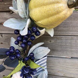 Fall Garland Fall Pumpkin Table Decor Fall Eucalyptus Mantel Swag ...