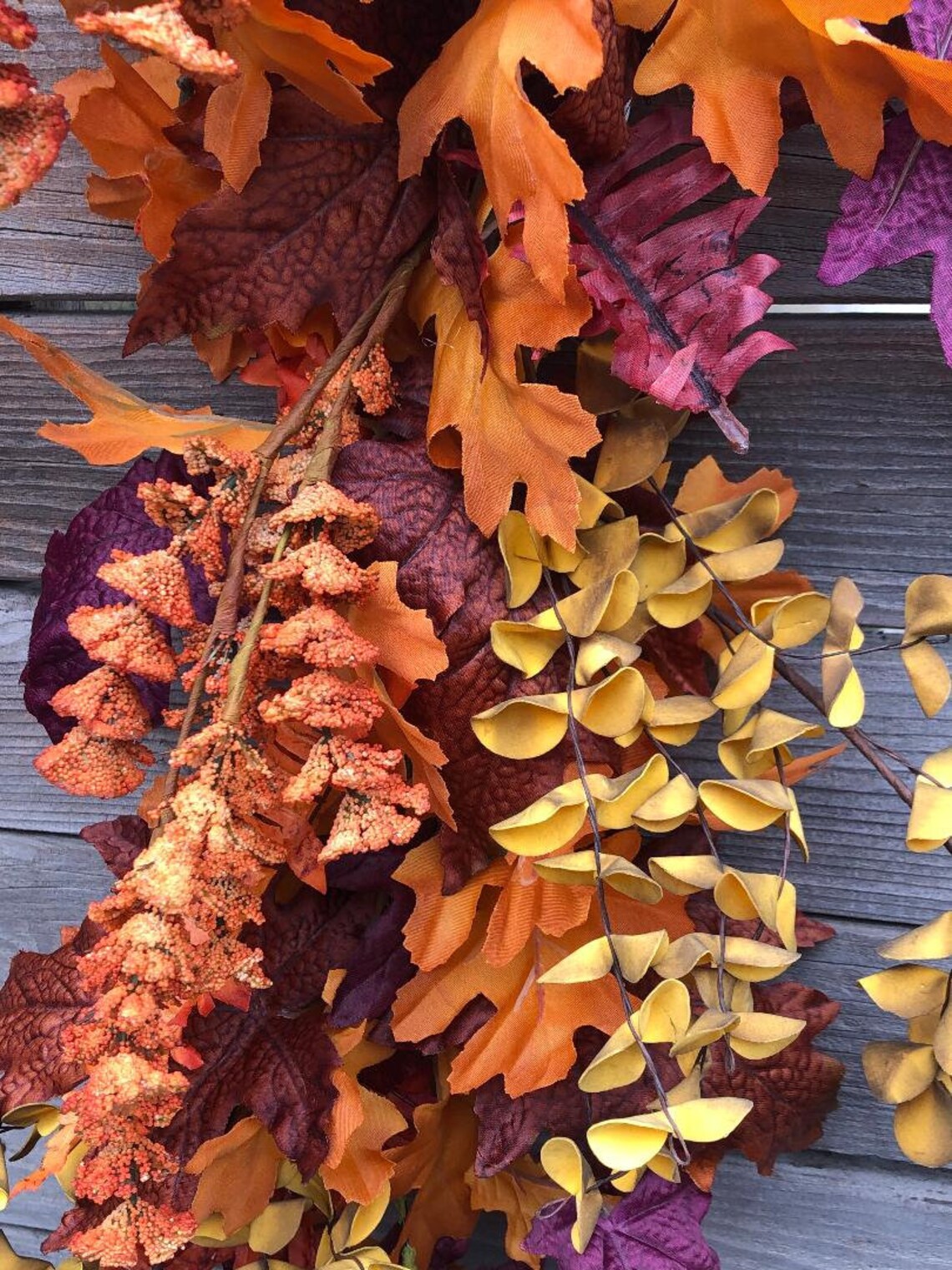 Thanksgiving Swag Fall Door Decor Thanksgiving Door Swag - Etsy