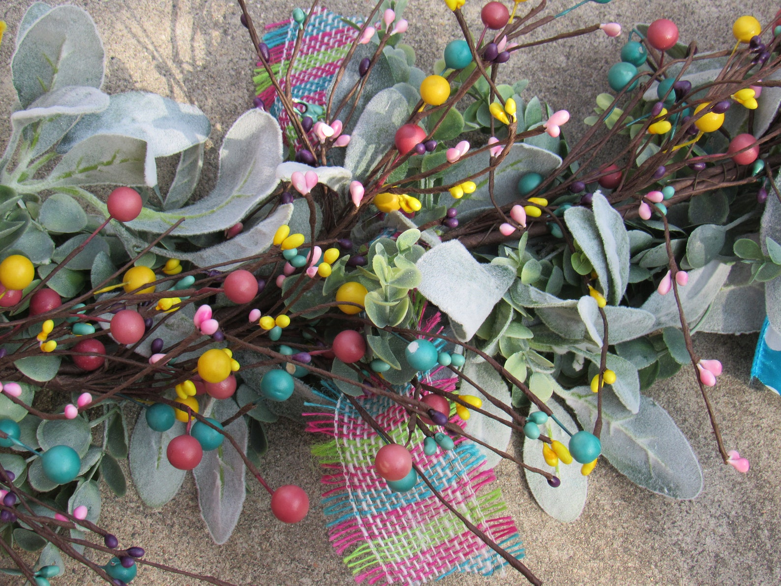 Easter Greenery Garland Easter Table Decor Spring Pip | Etsy