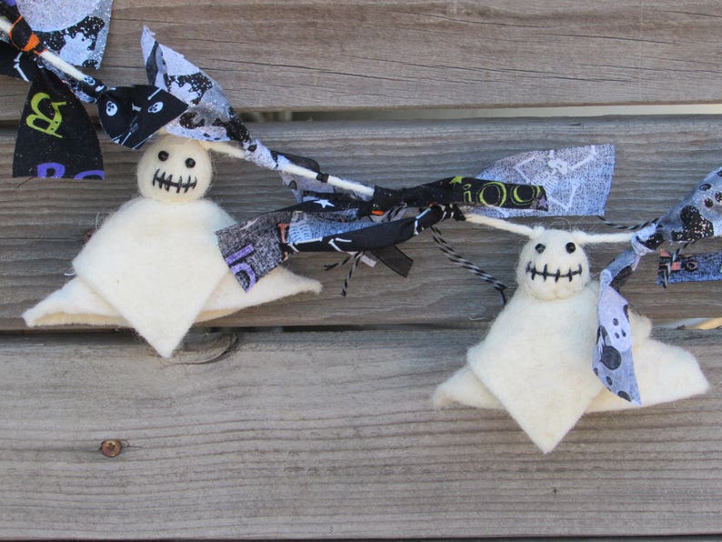 6ft Ghost Garland Halloween Garland Ghost Decor Halloween Decor Boo ...