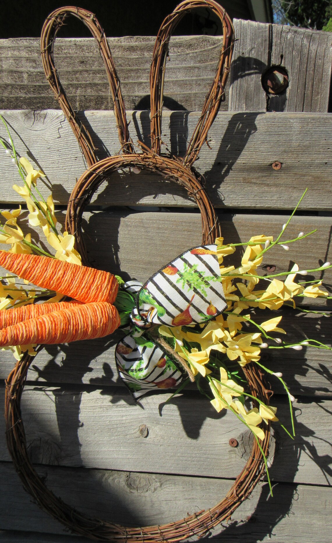 20 Bunny Door Decor Twig Bunny Decor Bunny Wreath Bunny - Etsy