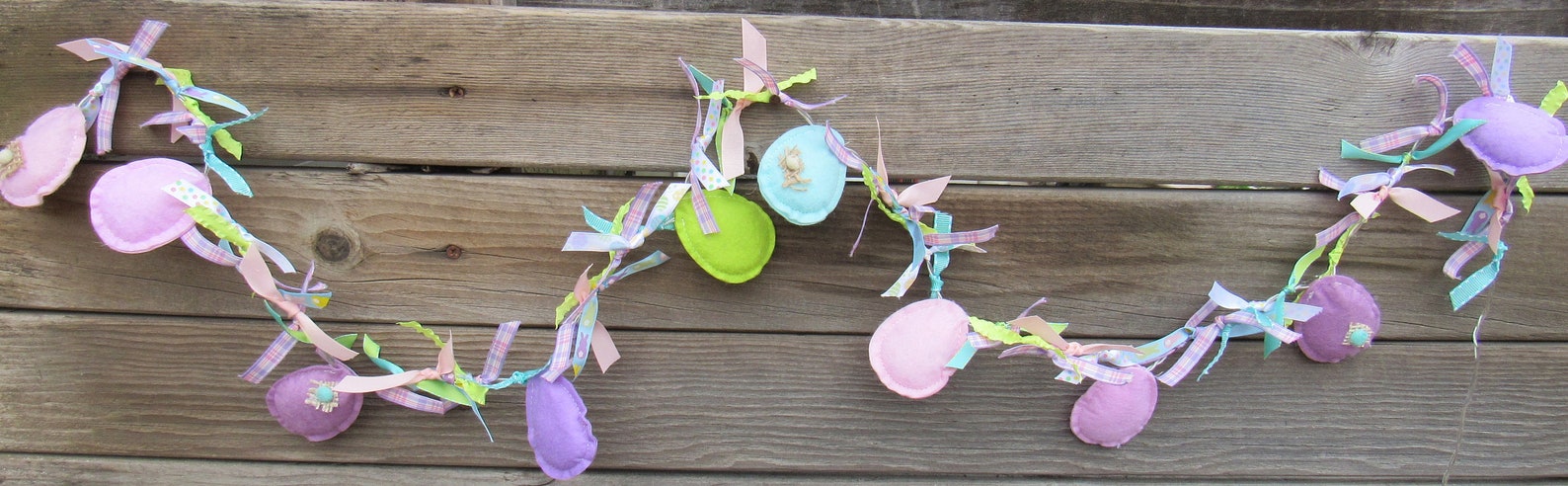 Easter Egg Lighted Garland Easter Egg Lit Mantel Decor Pink - Etsy
