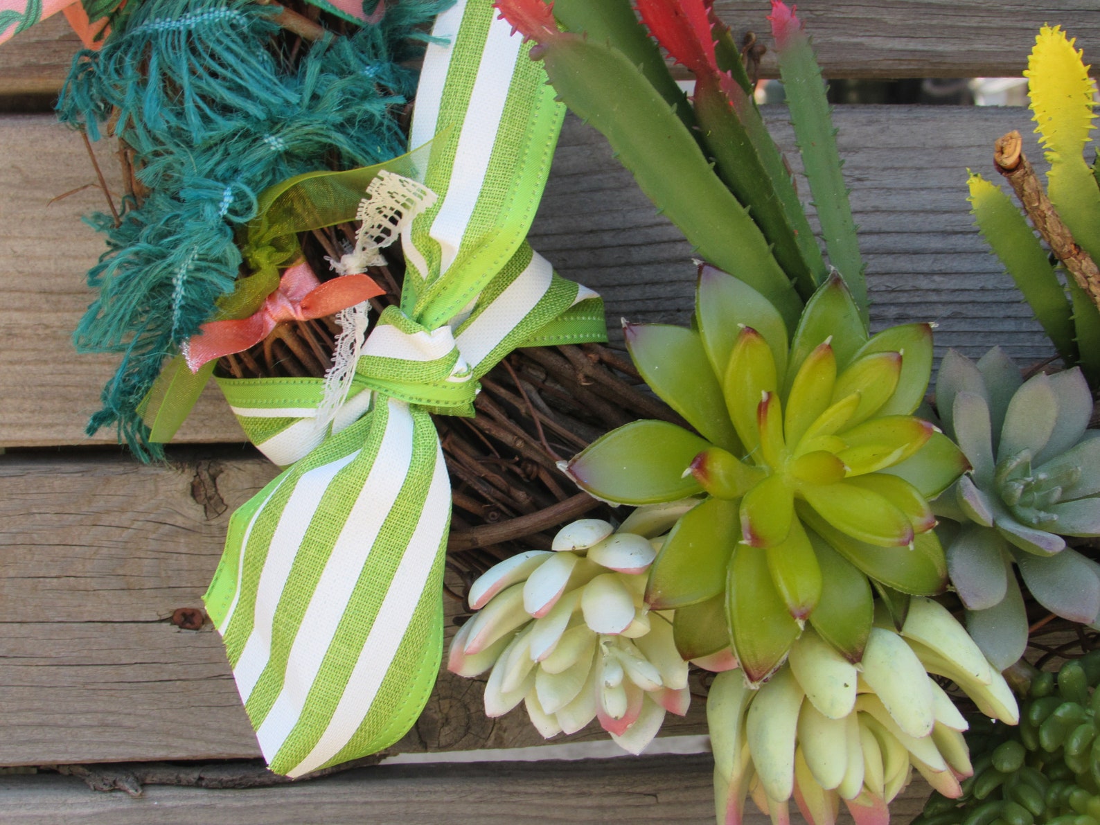 18 Succulent Wreath Cactus Wreath Desert Wreath - Etsy