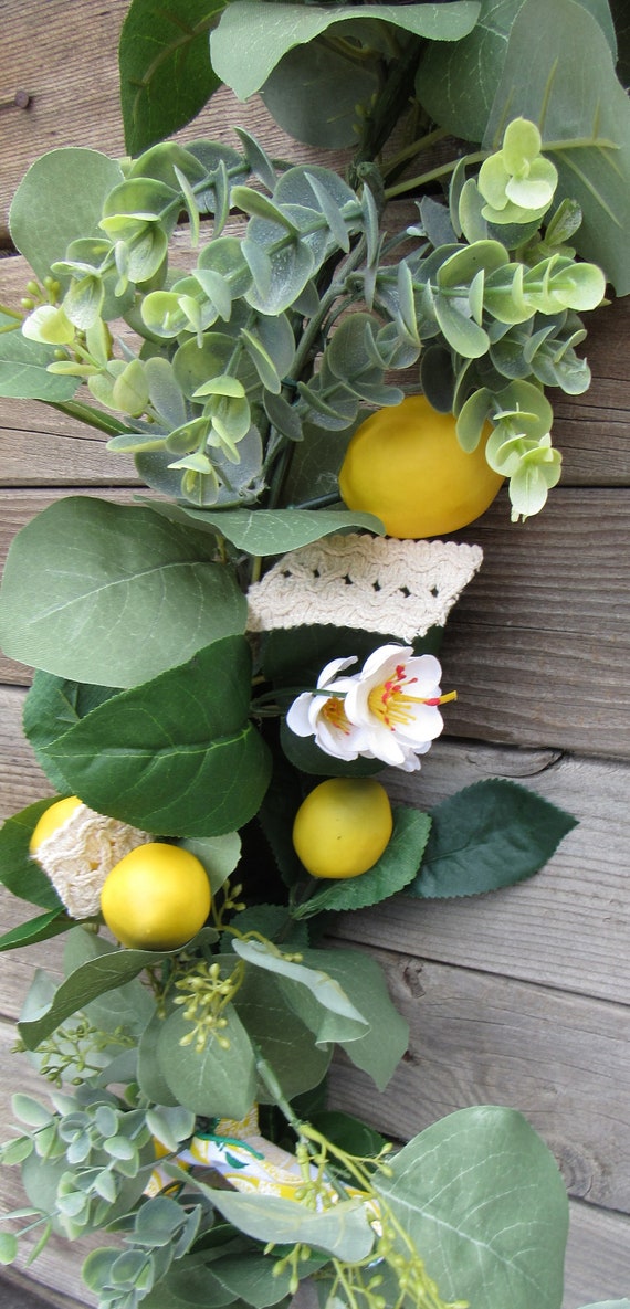 Paper & Party Supplies Party Supplies Lemon Eucalyptus Garland Lemon ...