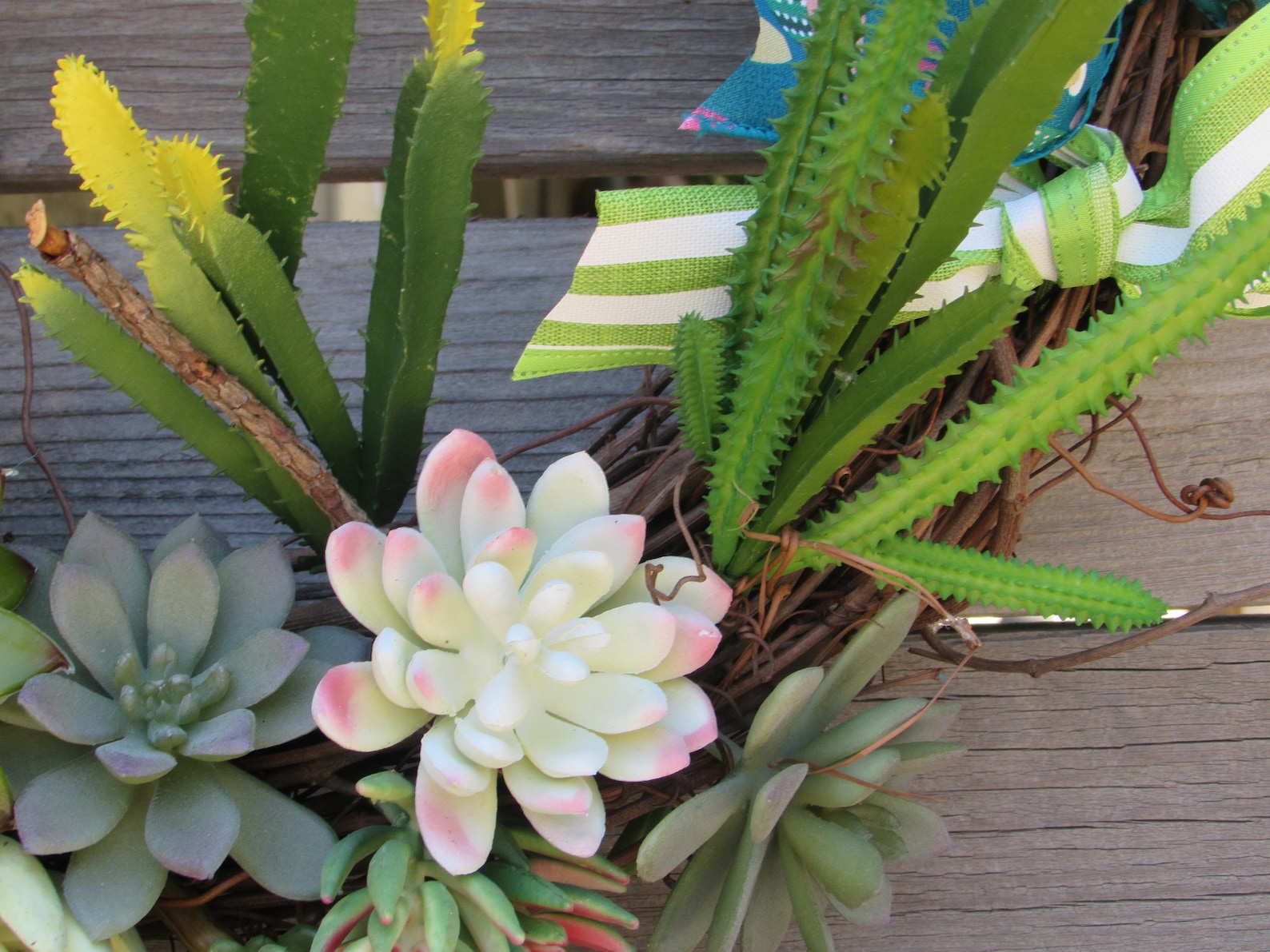 18 Succulent Wreath Cactus Wreath Desert Wreath - Etsy