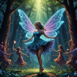 Fairy Digital Image 4 Pack - Etsy