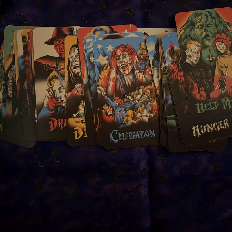 The One Card Tarot Horror - Etsy