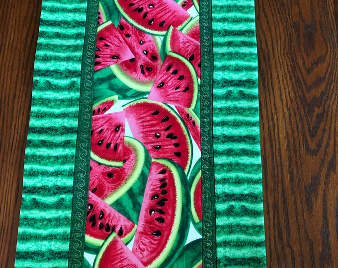 Watermelon Table Runner, Summer, Watermelon, Picnic Table Decor ...