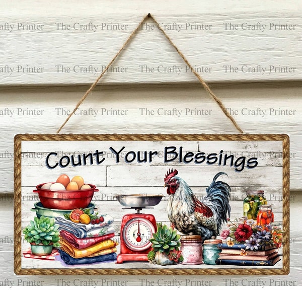 Blessings Wood Sign - Etsy