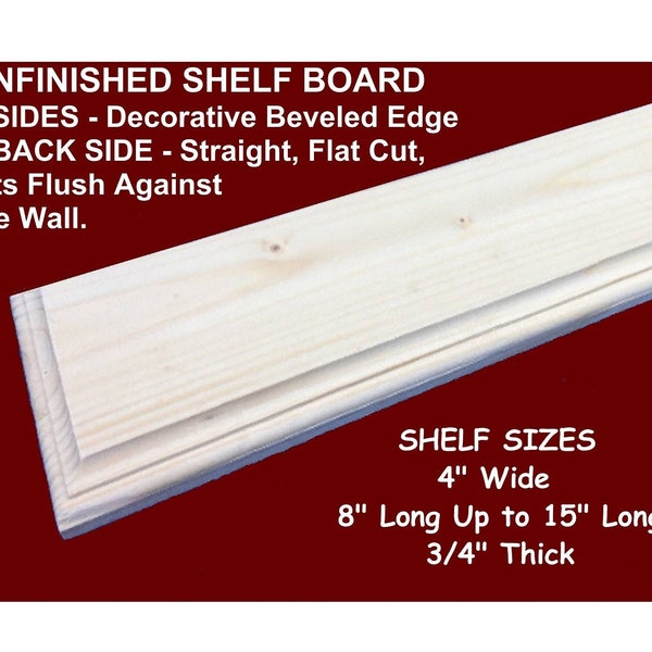 Unfinished Wood Plaque Beveled Edges - Etsy