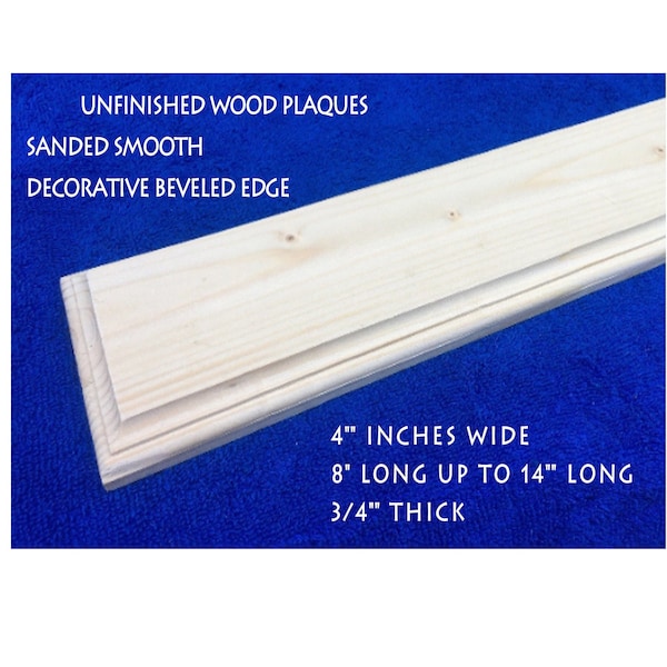 Unfinished Wood Sign - Etsy