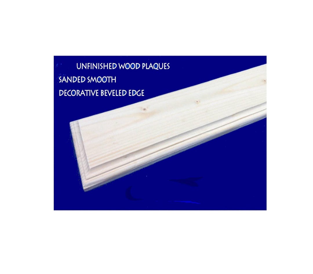 UNFINISHED PLAQUES - 6, 7, and 8 Inch Wide X 6 Inch Long up to 15" Long ...