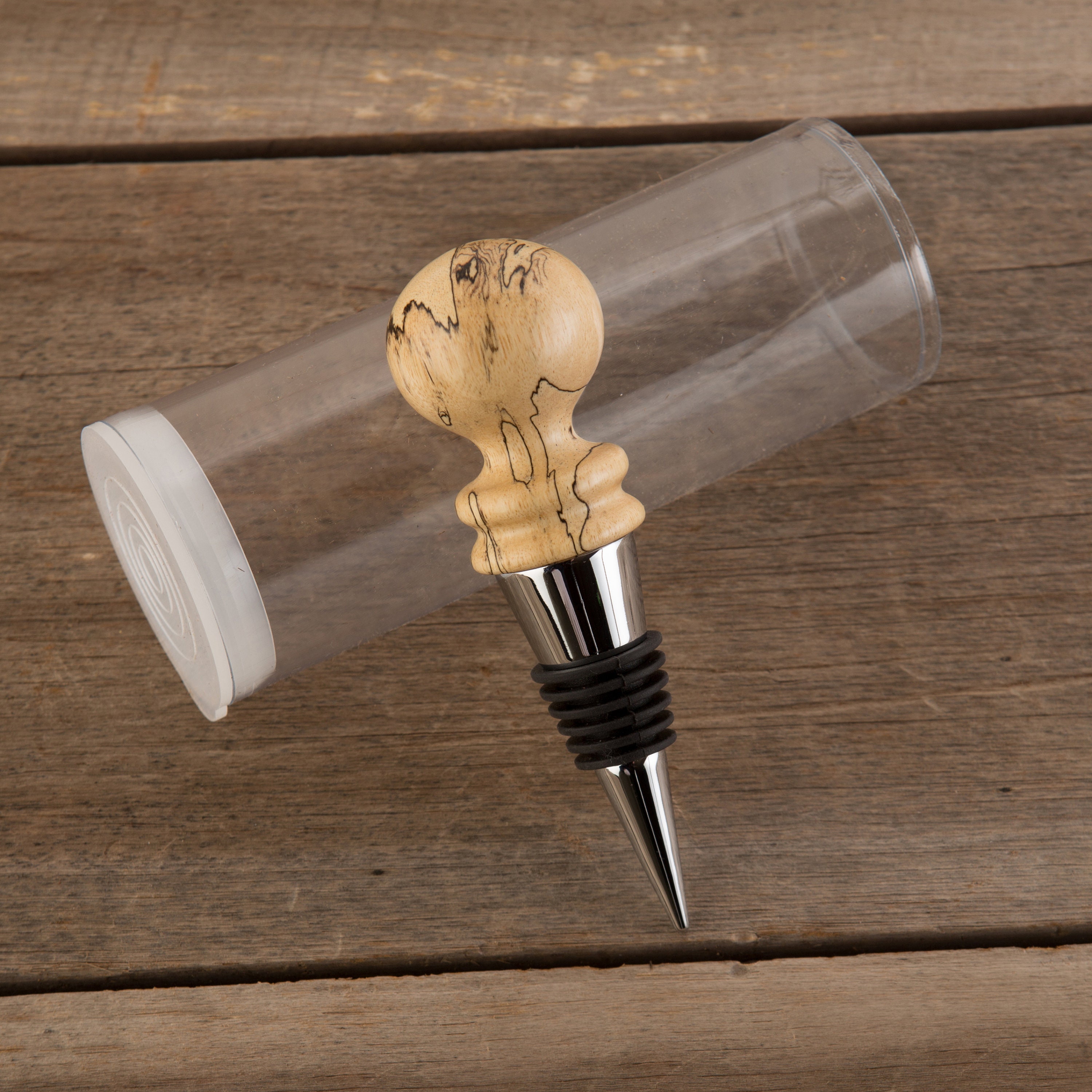 SPALTED TAMARIND WOOD Bottle Stopper Wine Bottle Stopper Bottlestopper ...