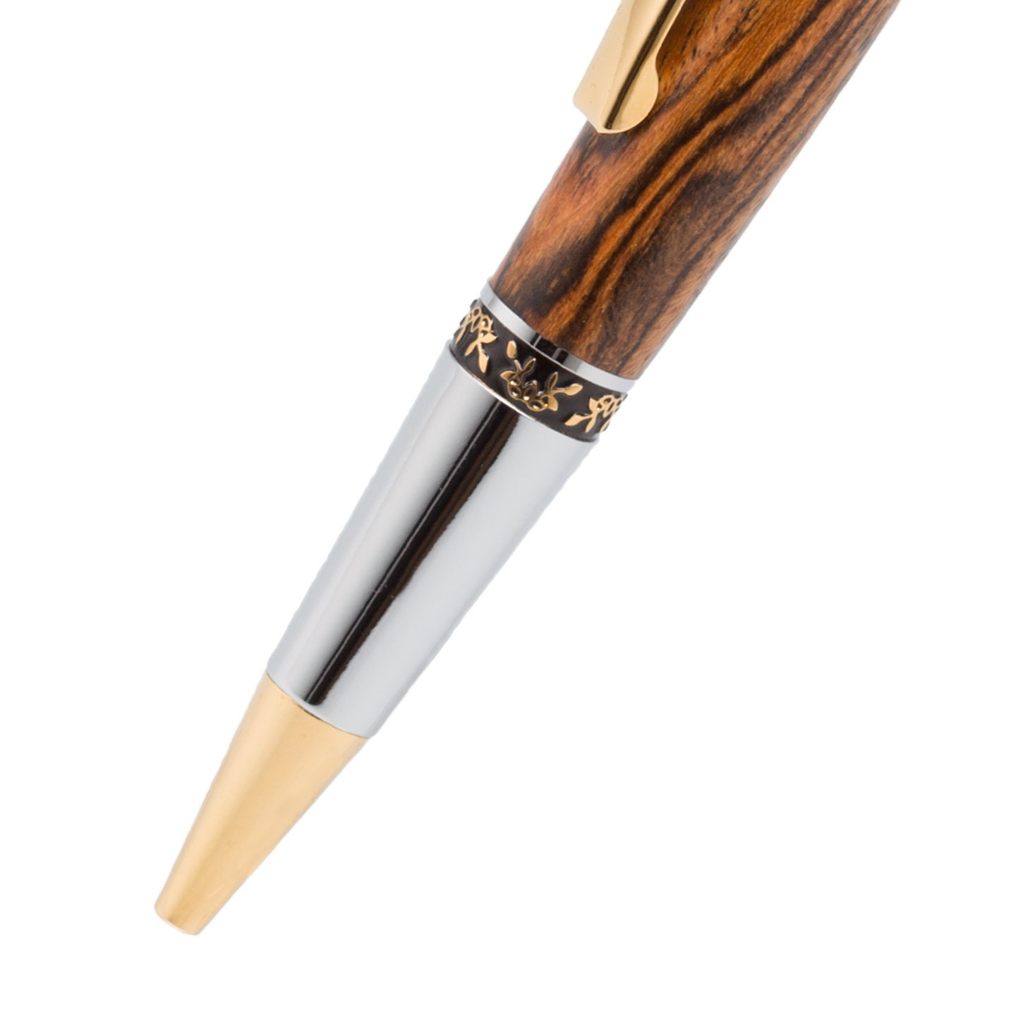 BOCOTE WOOD PEN Bocote Pen Handmade Pen Wood Pen Woodturned Pen Click ...