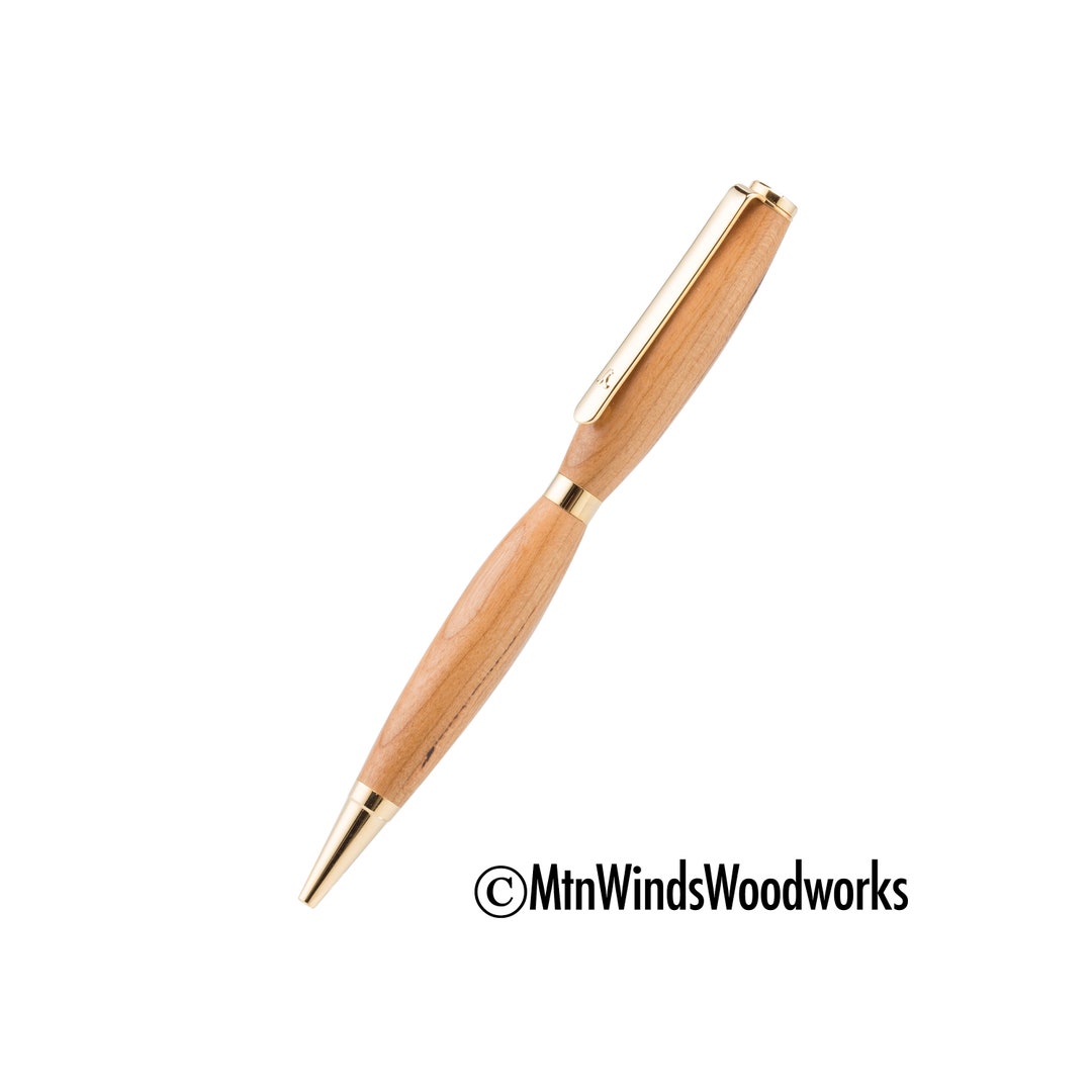 BLACK CHERRY WOOD Pen - Black Cherry Pen - Handmade Pen - Wooden Pen ...