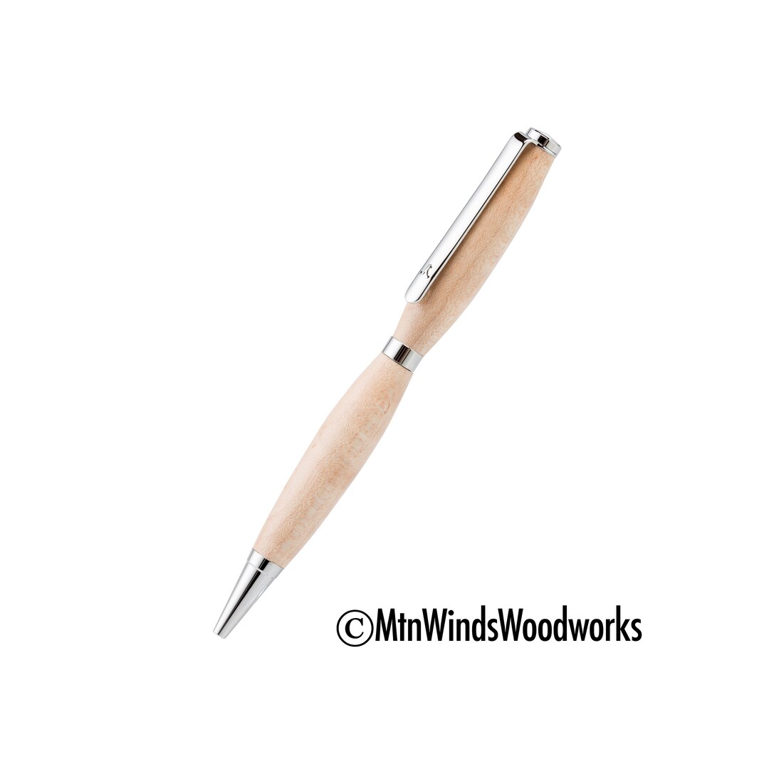 CURLY MAPLE WOOD Pen - Curly Maple Pen - Handmade Pen - Wooden Pen ...