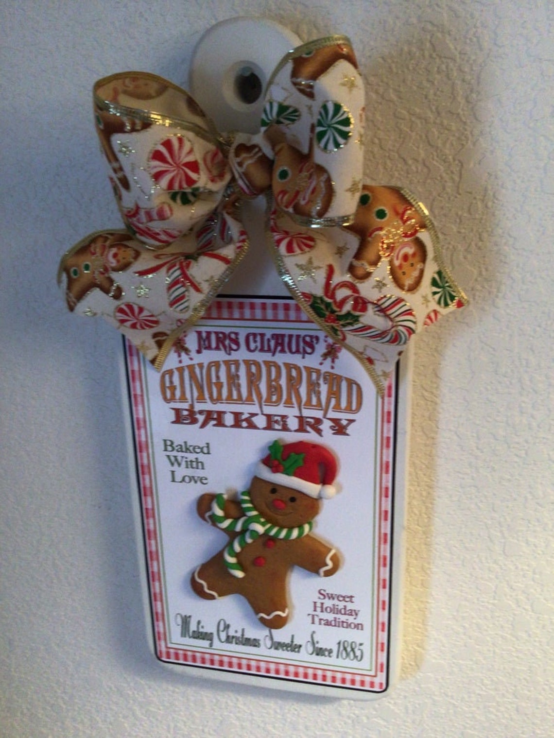Stacked Gingerbread Man Book Blocks Christmas Whimsey Stacked - Etsy