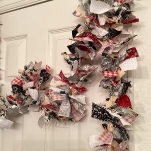 Crow Garland, Wooden Rustic Crow Garland, Primitive Homespun Black Crow ...