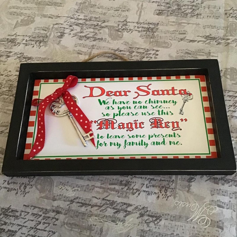 Santa Key - Etsy