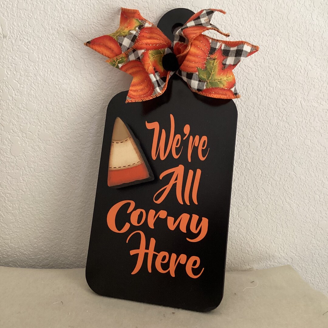 Candy Corn Cutting Board Sign, Halloween Wood Bread Board Board Candy ...
