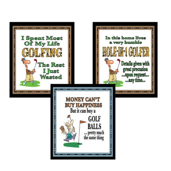 Funny Golf Signs - Etsy