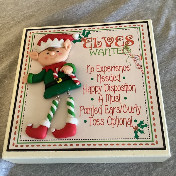 Elf Sign - Etsy