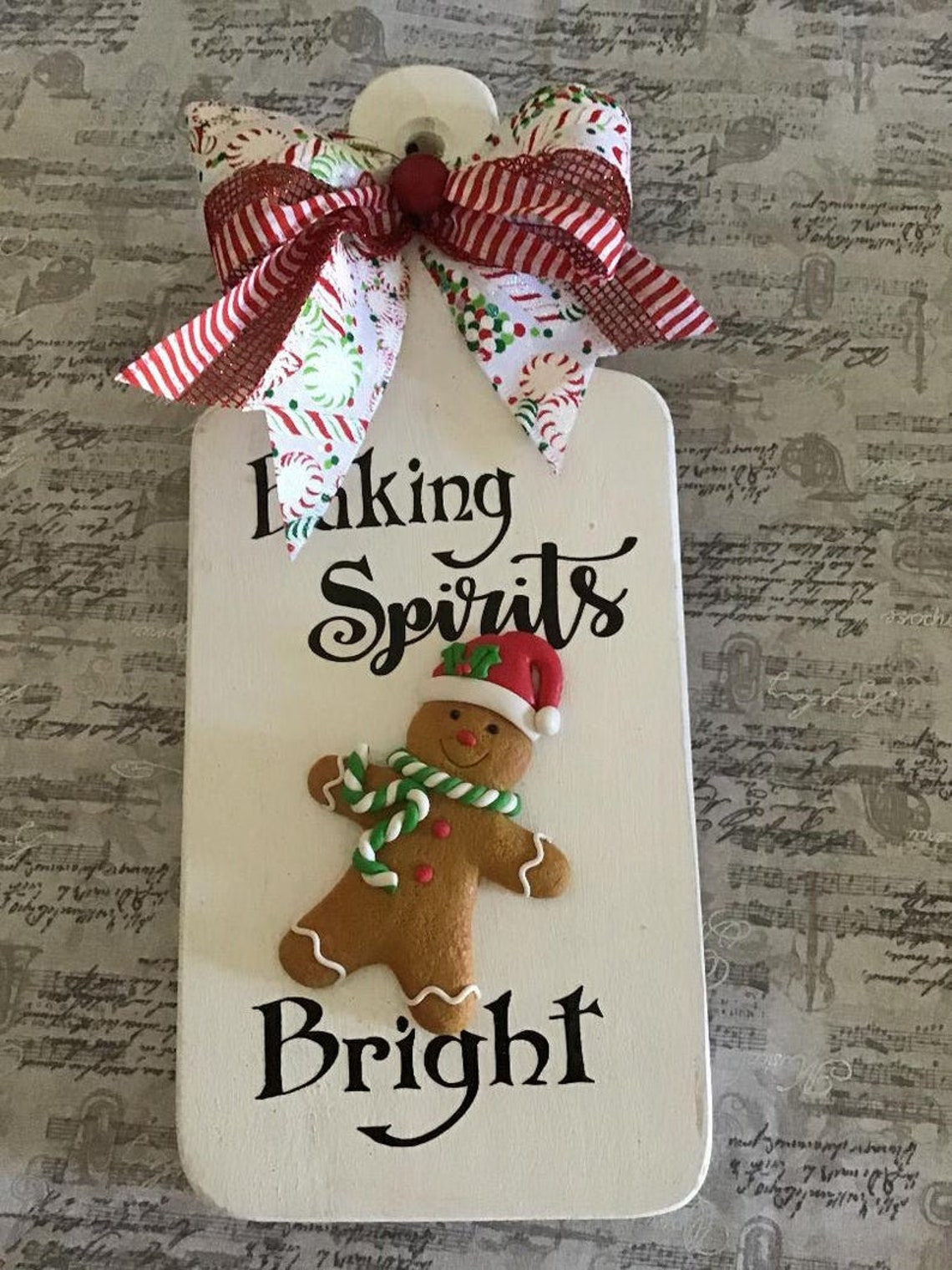 Stacked Gingerbread Man Book Blocks Christmas Whimsey Stacked - Etsy