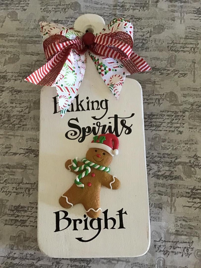 Stacked Gingerbread Man Book Blocks Christmas Whimsey Stacked - Etsy