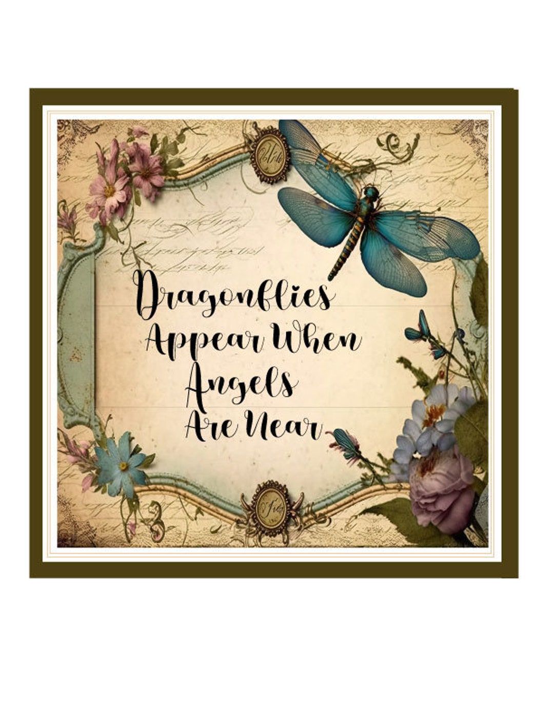 Dragonfly Sign, Dragonflies Appear When Angels Are Near, Mothers Day ...