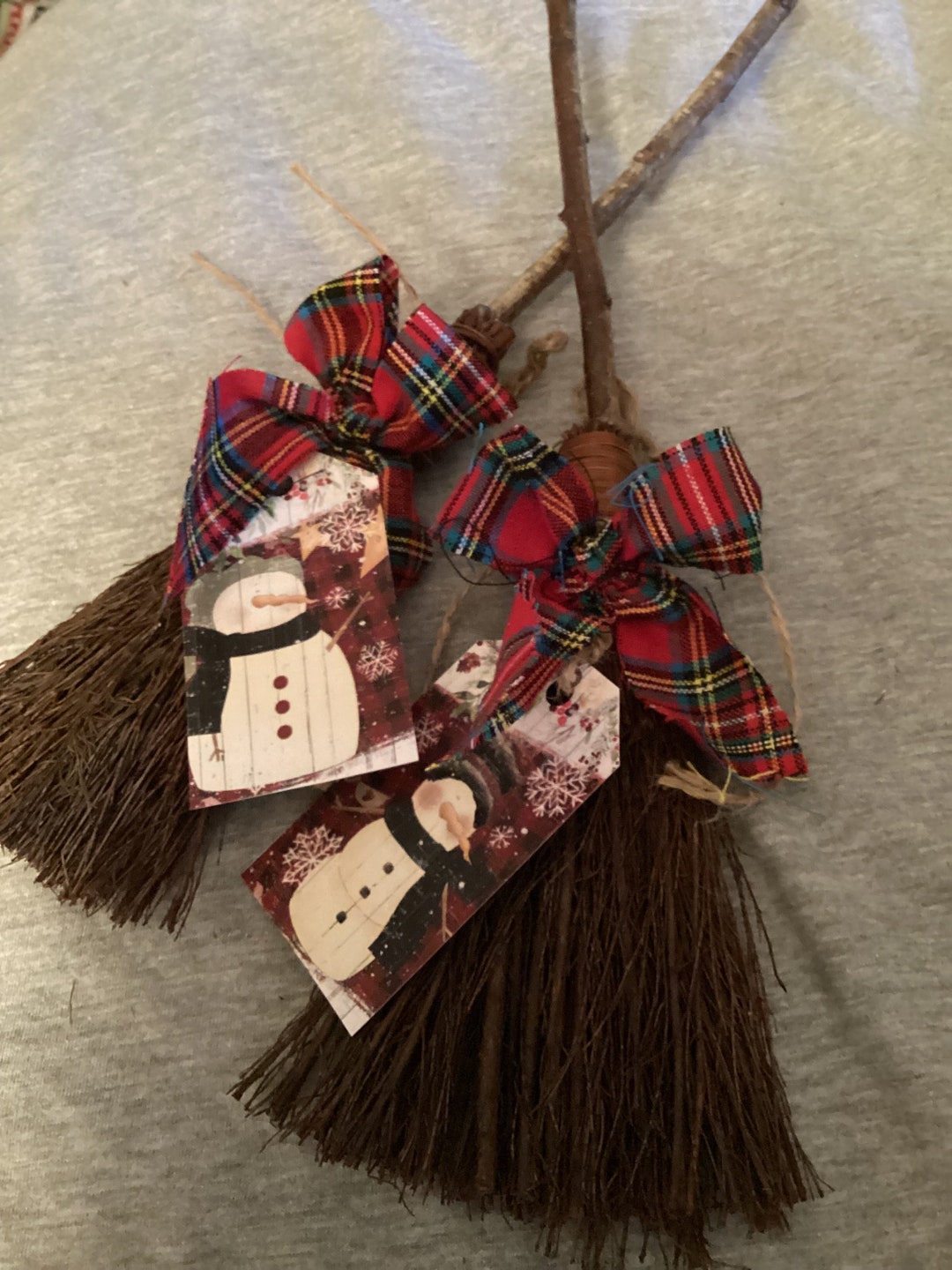 Pumpkin Spice Small Christmas Broom, Cinnamon Broom, Small Holiday ...