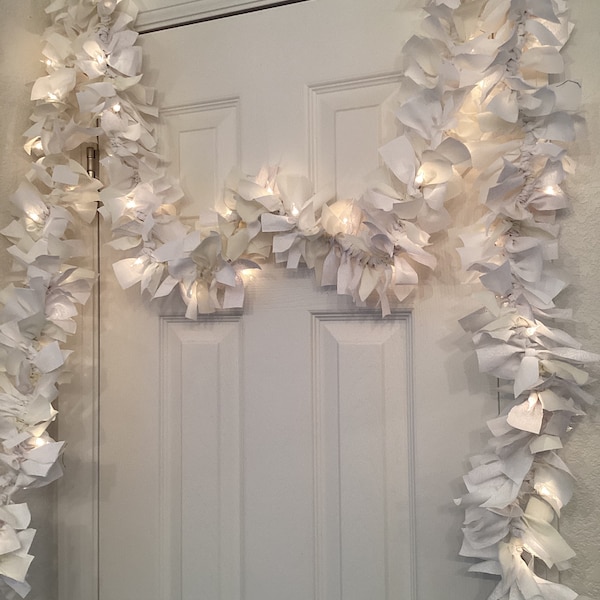 Torn Fabric Garland - Etsy