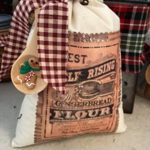 Cranky Blackbird Burlap Pantry Bag, Rustic Fall Country Farmhouse Decor ...