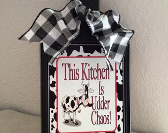 Funny Cow Sign - Etsy
