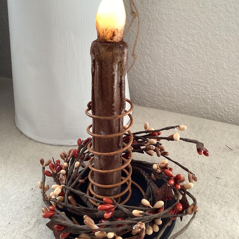 Wire Candle Holder - Etsy
