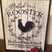 Rooster Sign Farmhouse Kitchen Sign Bed and Breakfast Faux | Etsy