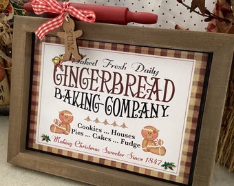 Gingerbread Decor Christmas Gingerbread Neon Sign Christmas - Etsy