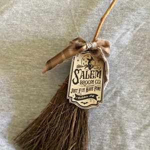 Pumpkin Spice Small Christmas Broom, Cinnamon Broom, Small Holiday ...