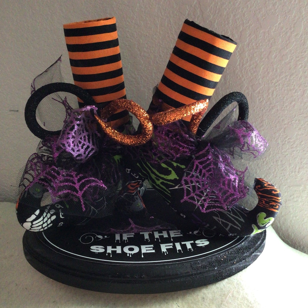 Halloween Shoes, If the Shoe Fits, Halloween Witch Shoes Decor ...