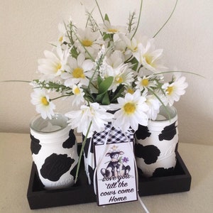 Cow Chalkboard Sign, Buffalo Check Kitchen Cow Sign, Buffalo Checked ...