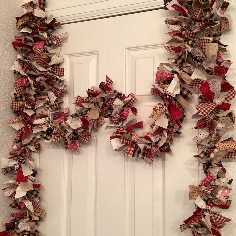 Rag Garland - Etsy
