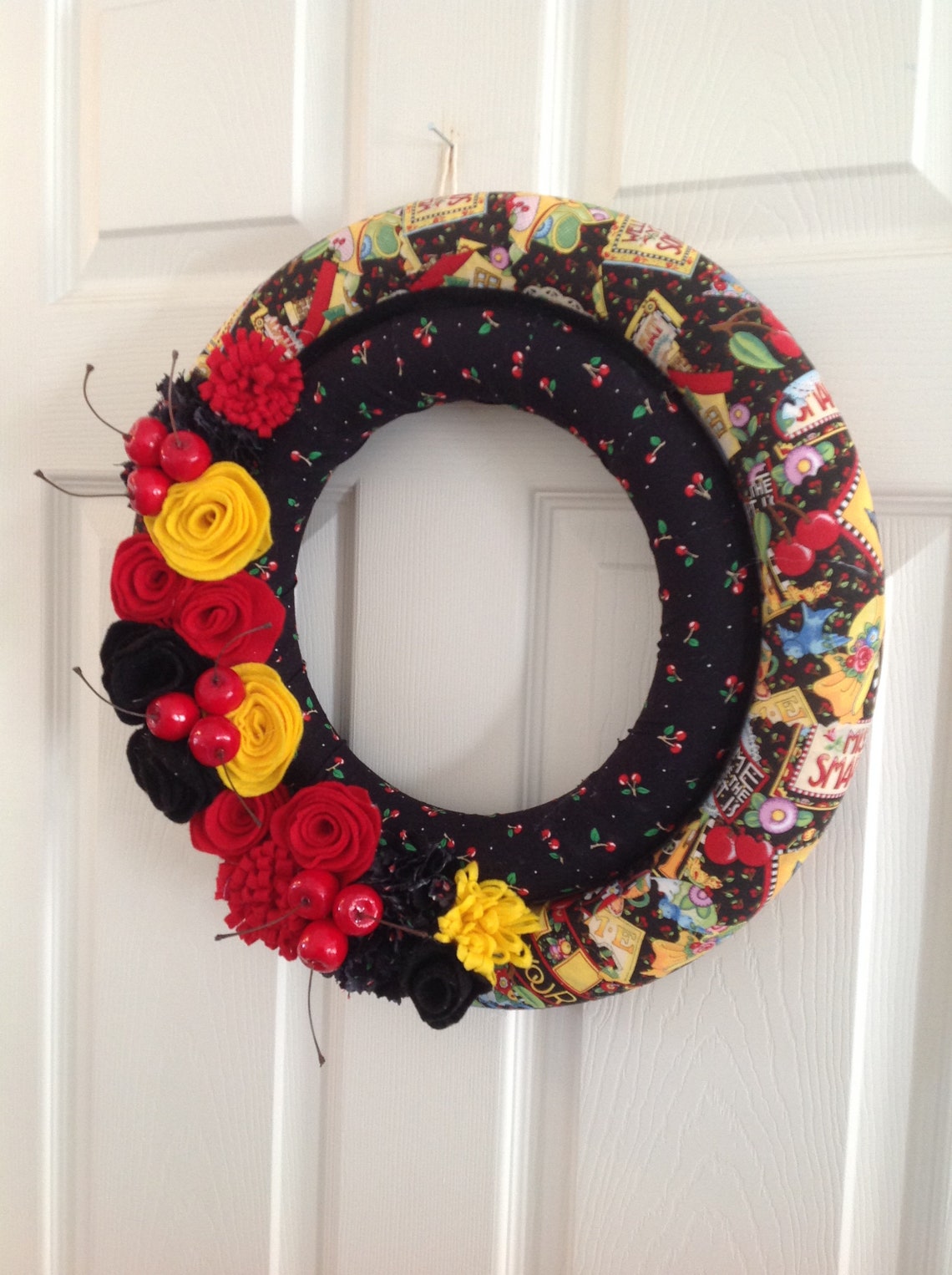 Cherry Pie Recipe Sign Tavern Wood Sign Kitchen Signs | Etsy