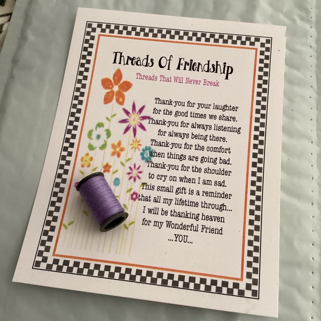 Gag Gift, Novelty Friendship Thread Gift, Friendship Thread, Friendship ...