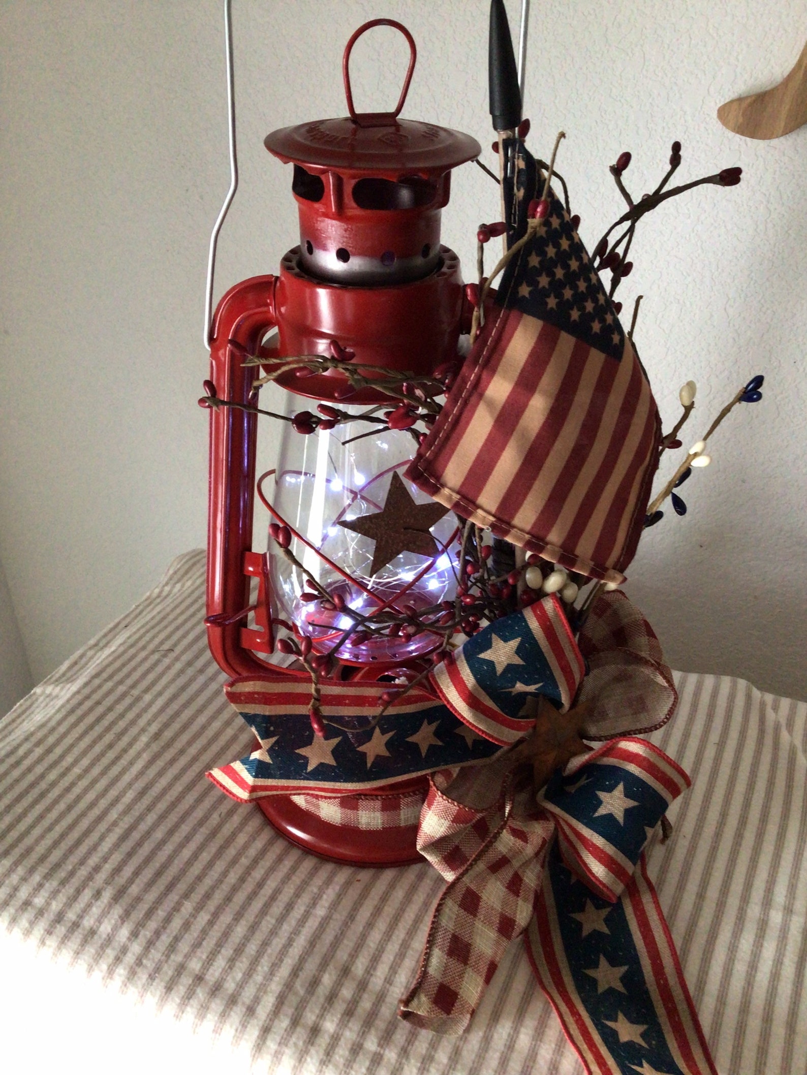 Americana Bell Memorial Day Bell Decor 4th July Bell Sign | Etsy