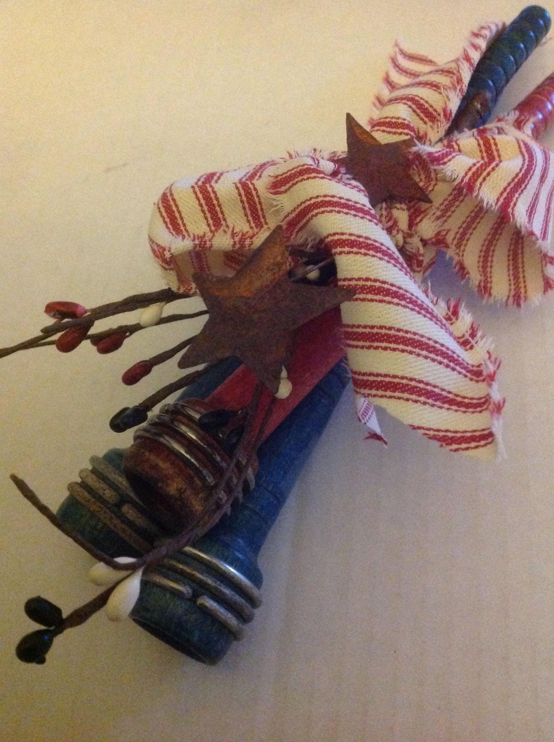 Vintage Bobbins Vintage Textile Wood Spools 4th July | Etsy