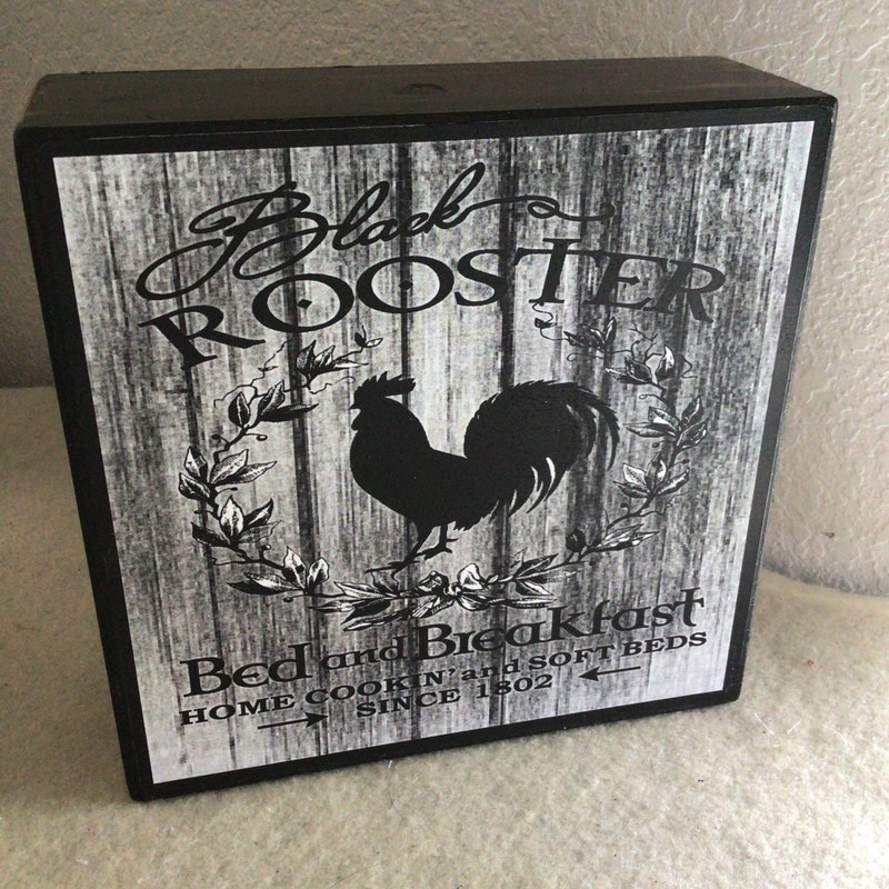 Rooster Bed and Breakfast Sign - Etsy