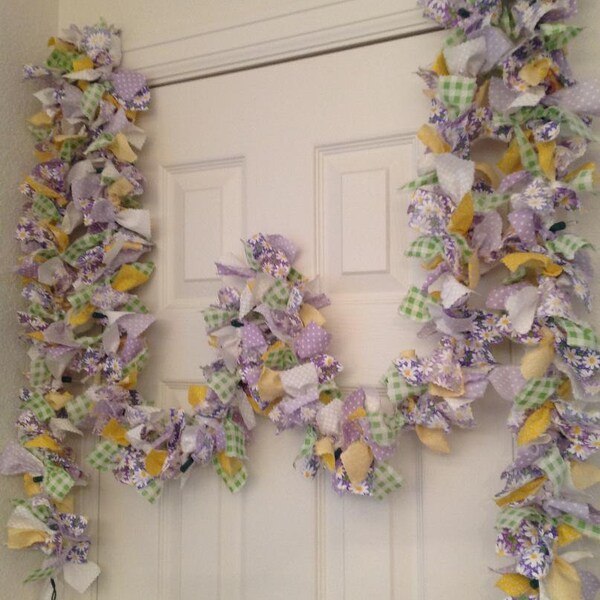 Rag Garland - Etsy