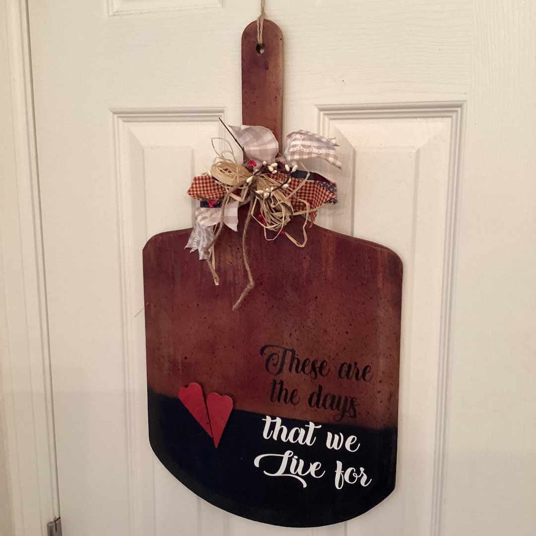 Pizza Peel Sign, Wood Pizza Peel, These Are the Days Sign, Moving Sale ...