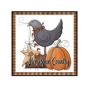 Two Old Crows Market Sign, Homespun Country Sign, Crow Sign, Crows ...