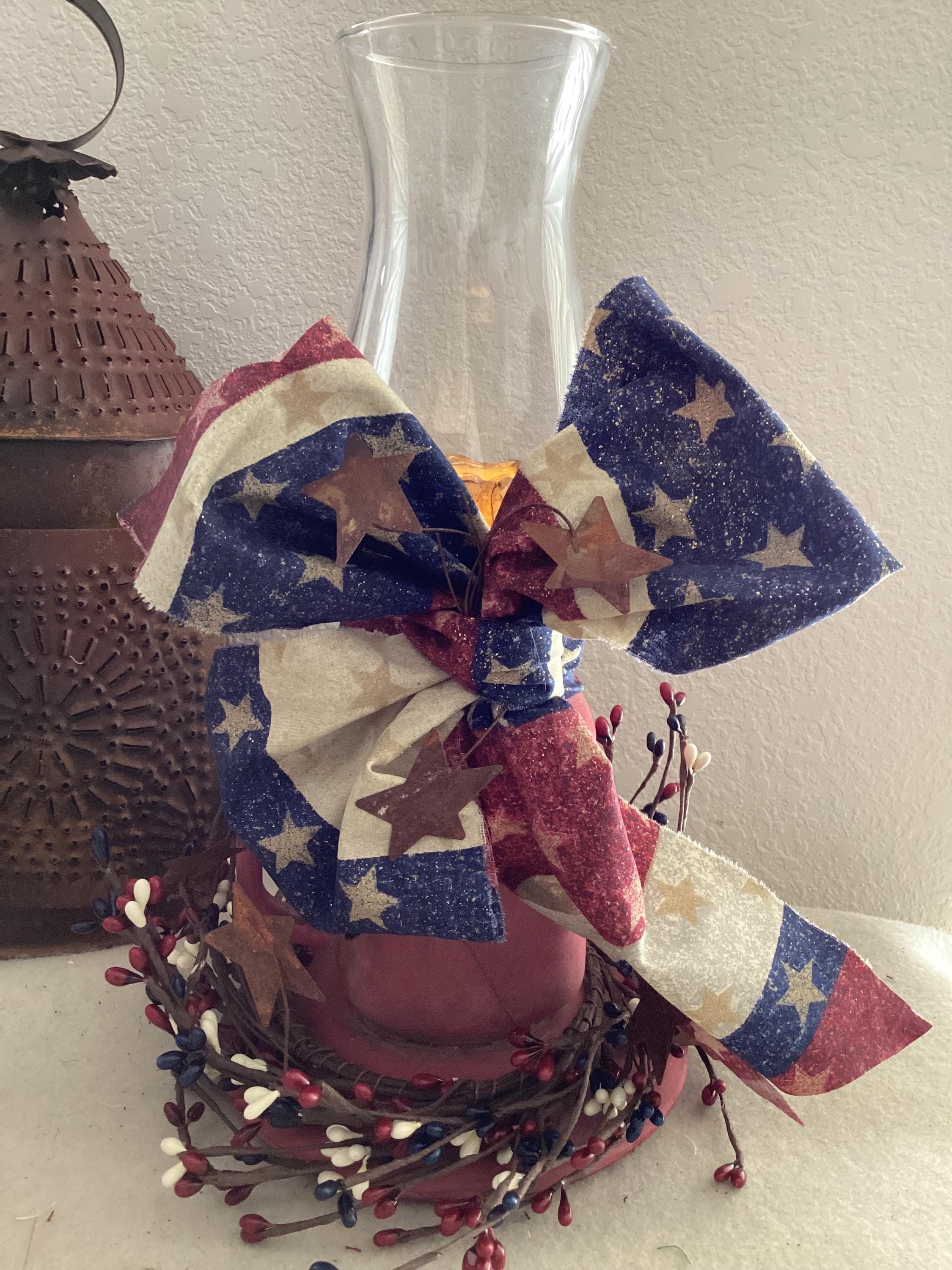 Americana Patriotic Bell, Memorial Day Bell Decor, 4th July Bell Sign ...