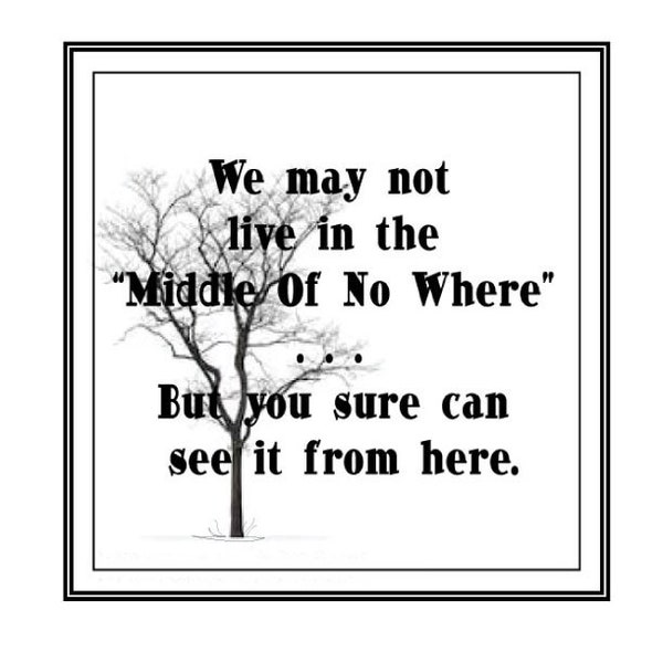 Middle of Nowhere - Etsy